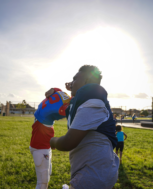 PHOTOS: TUFF Donates New Uniforms to Westside Titans | ESPN Honolulu
